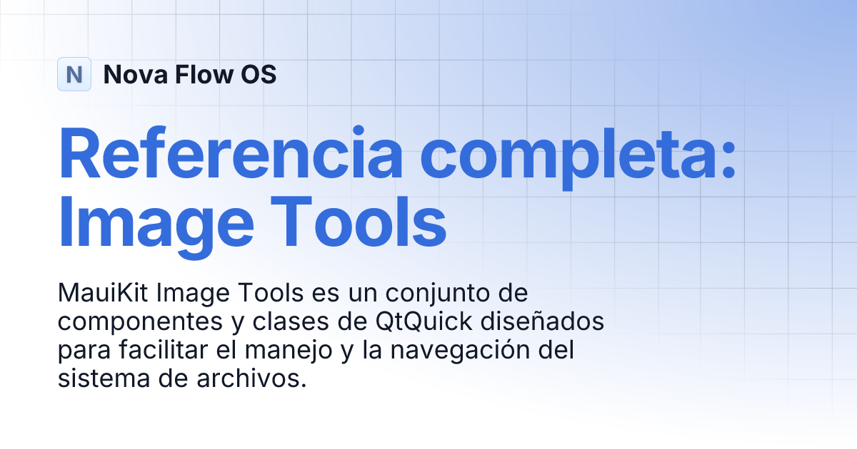 Referencia completa: Image Tools | Nova Flow OS